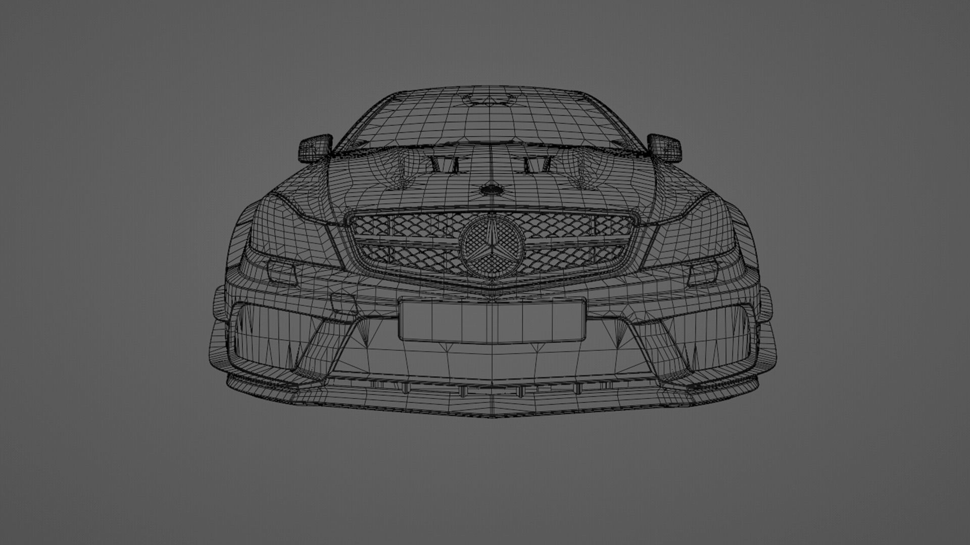 3D model Mercedes Benz C63 AMG Black Series VR / AR / low-poly | CGTrader