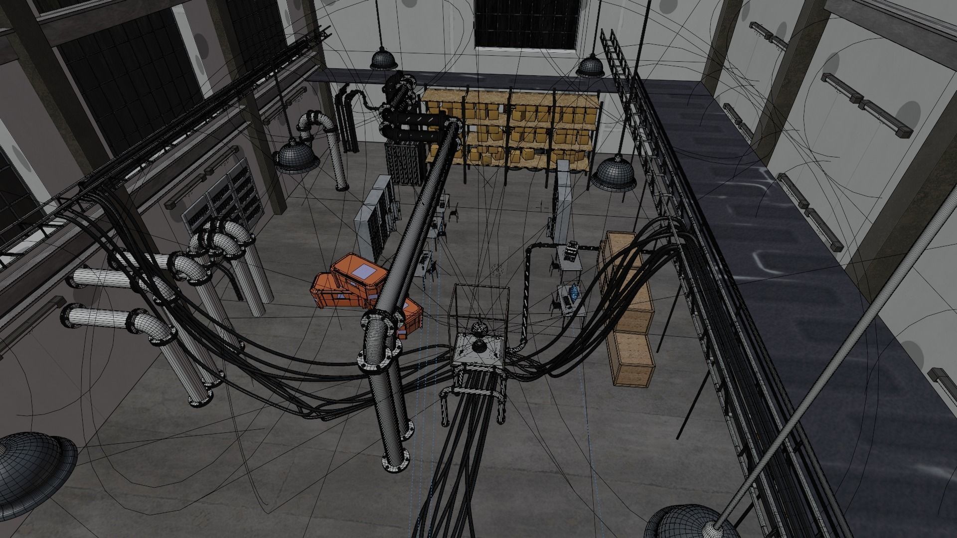 Factory Lab 3D model | CGTrader