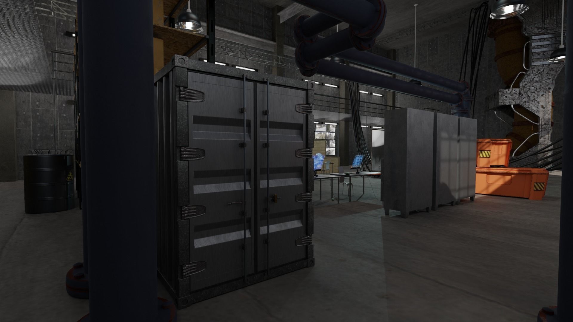 Factory Lab 3D model | CGTrader