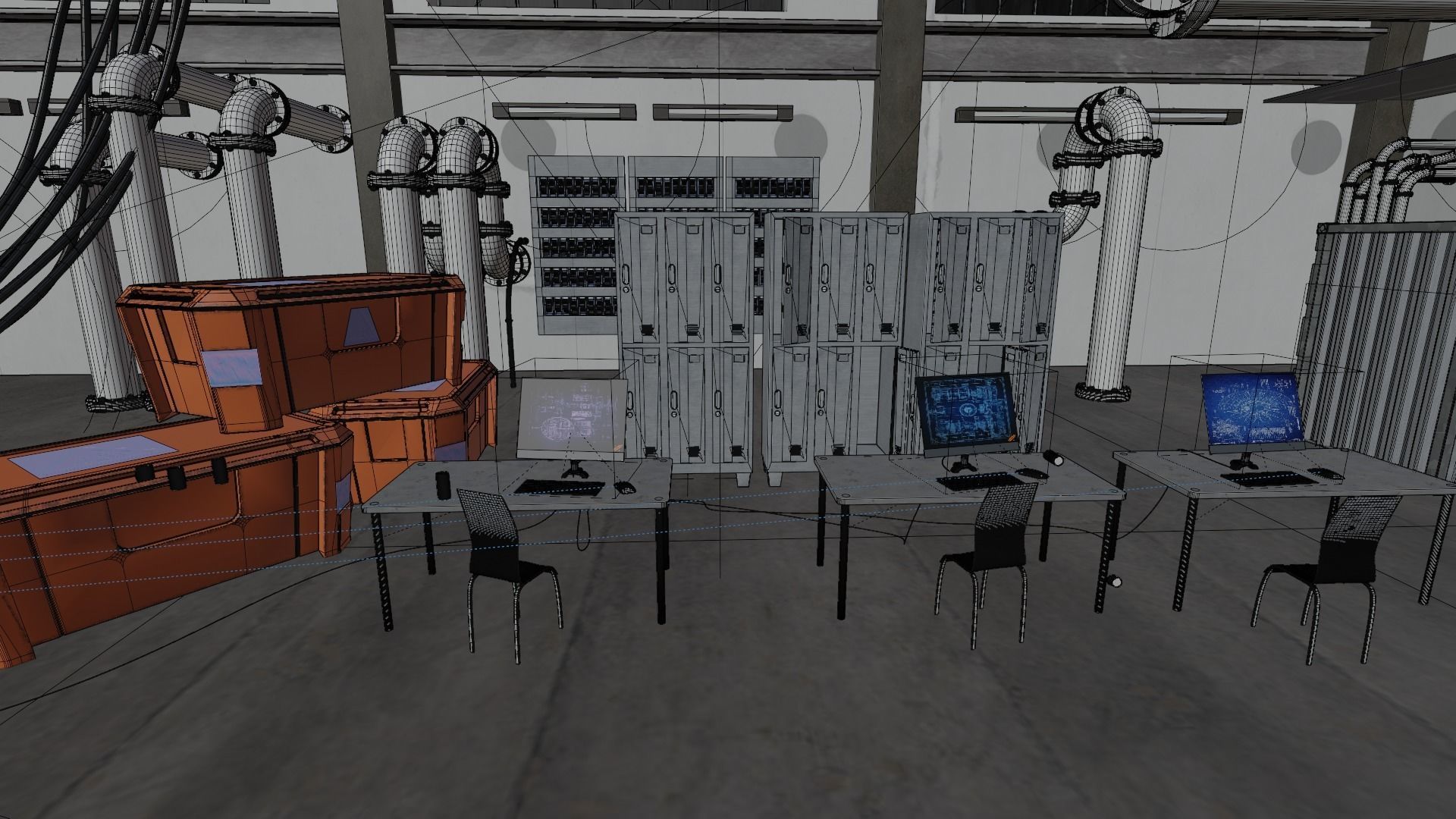 Factory Lab 3D model | CGTrader