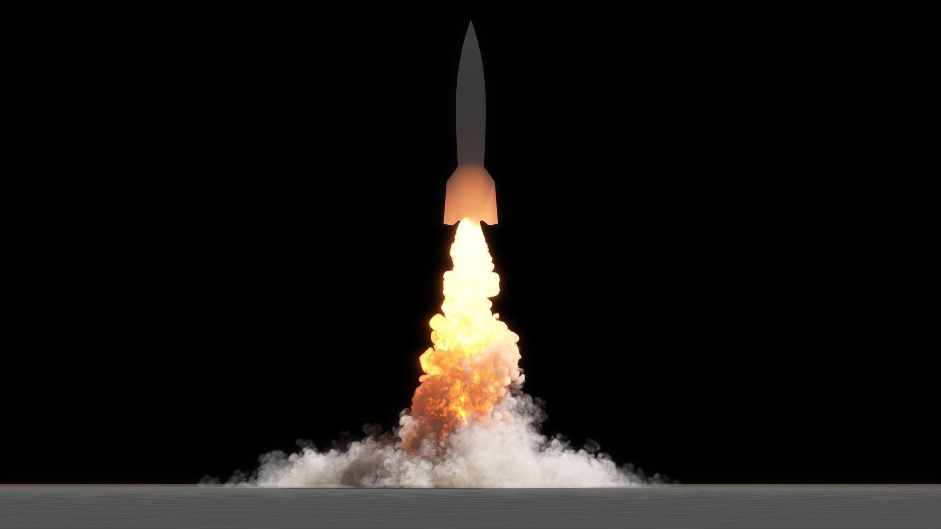 3D Rocket Start Animation 3D model | CGTrader