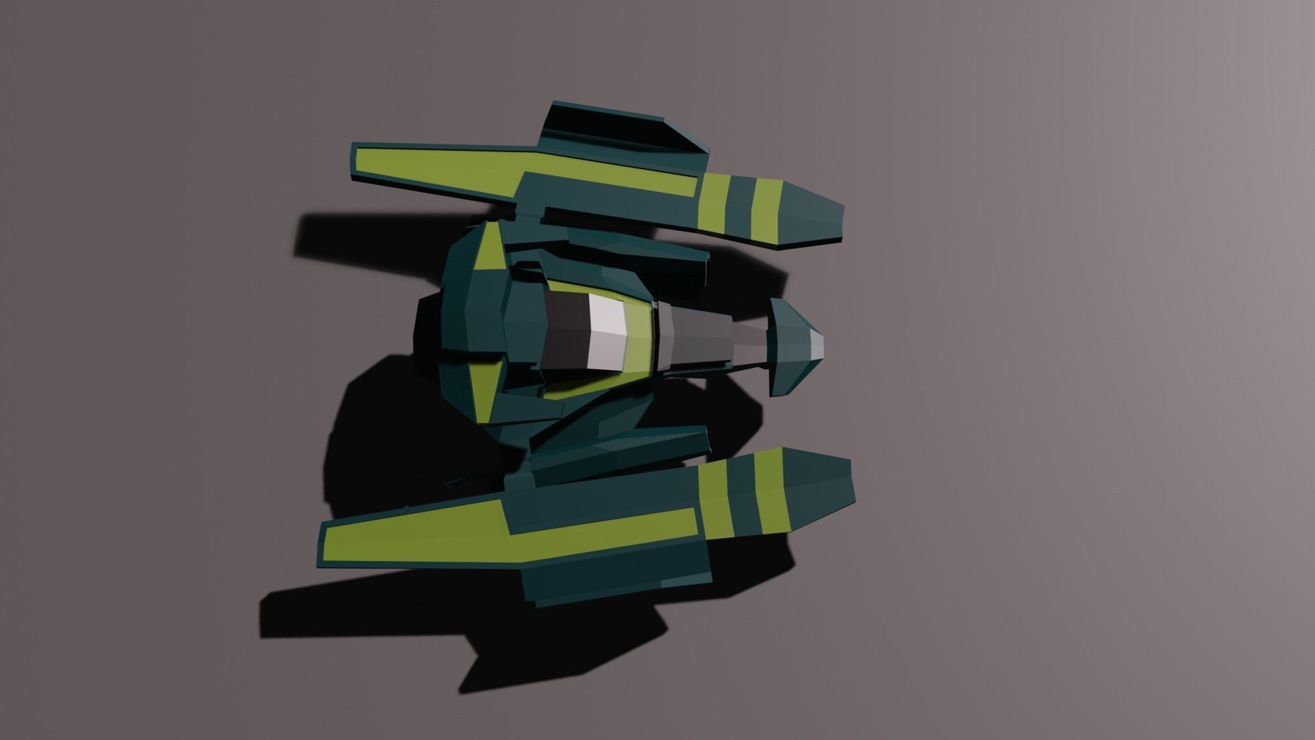 3D model Low poly Spaceship Low-poly 3D model VR / AR / low-poly | CGTrader