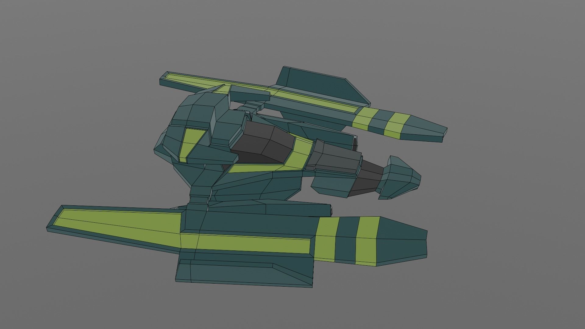 3D model Low poly Spaceship Low-poly 3D model VR / AR / low-poly | CGTrader