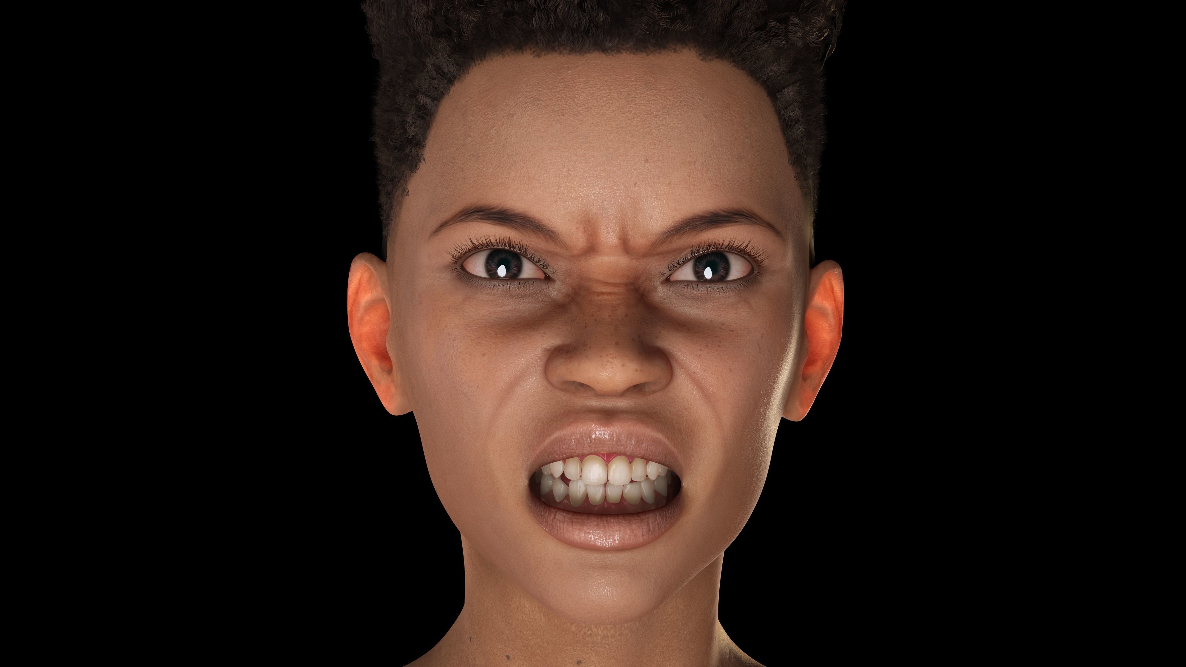 3D model Raven Steele Natural Woman VR / AR / low-poly | CGTrader