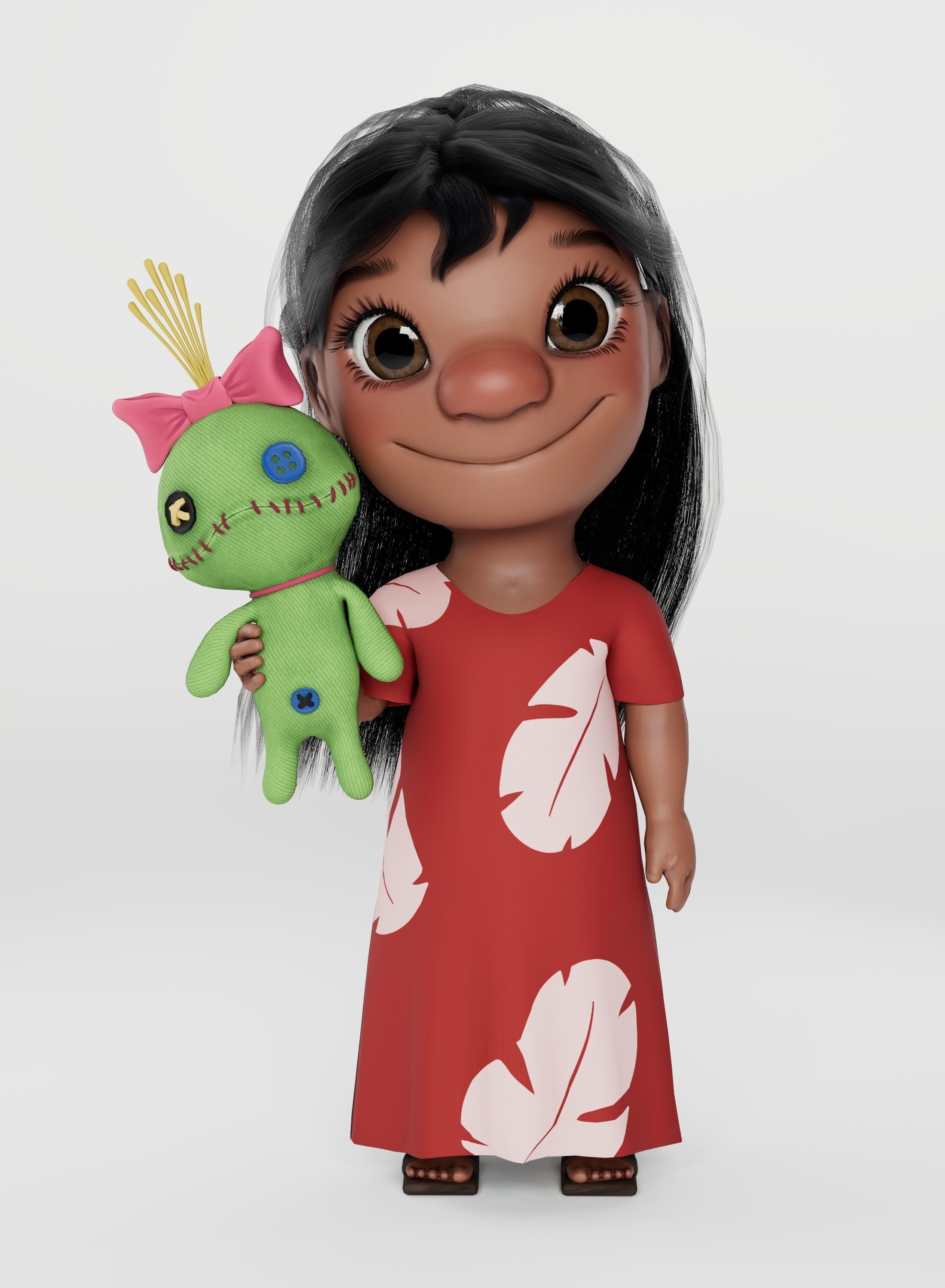 3D model Lilo from lilo and stitch cartoon VR / AR / low-poly | CGTrader
