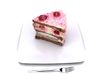 Raspberry Cake Slice 3D model | CGTrader