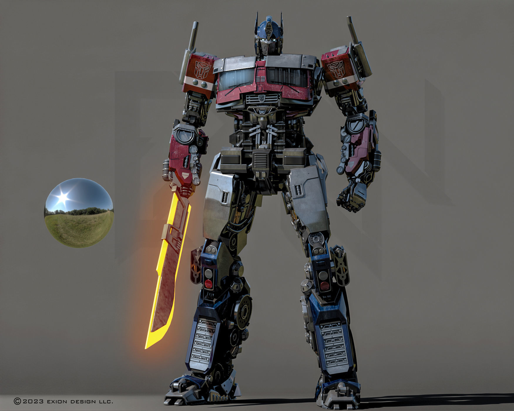 Transformers Optimus Prime ROTB 3D model rigged | CGTrader