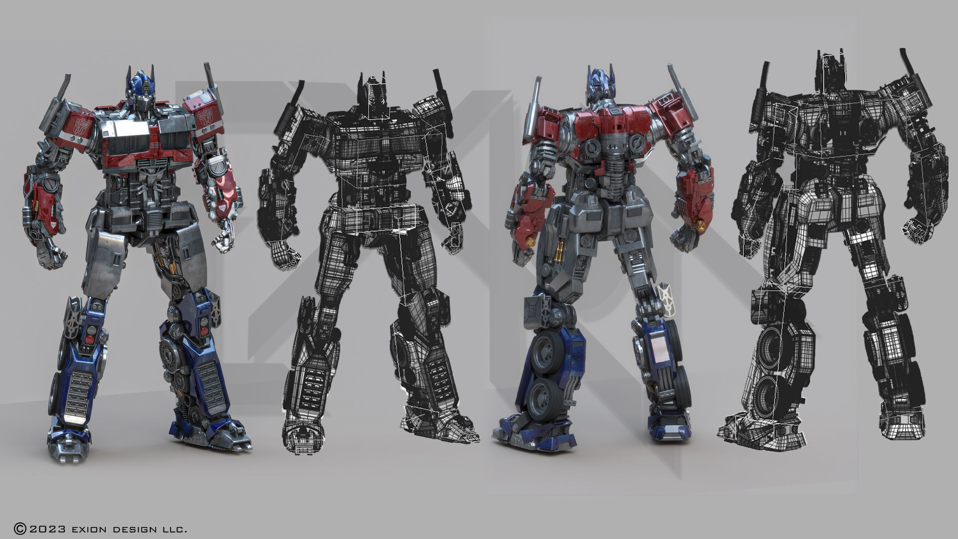 Transformers Optimus Prime ROTB 3D model rigged | CGTrader