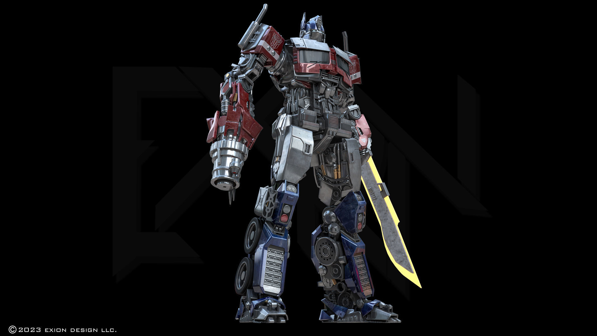 Transformers Optimus Prime ROTB 3D model rigged | CGTrader