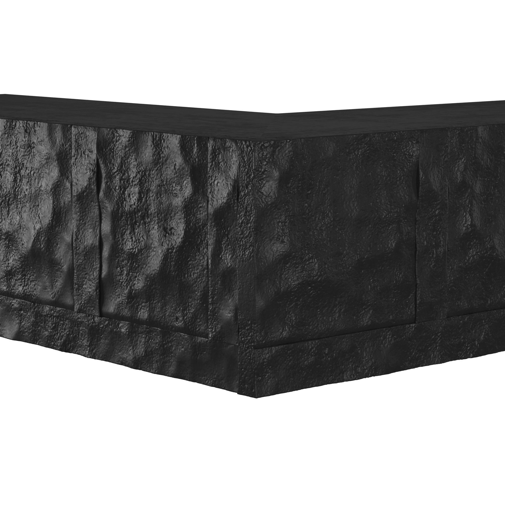 reception lobby desk rock 3D model | CGTrader