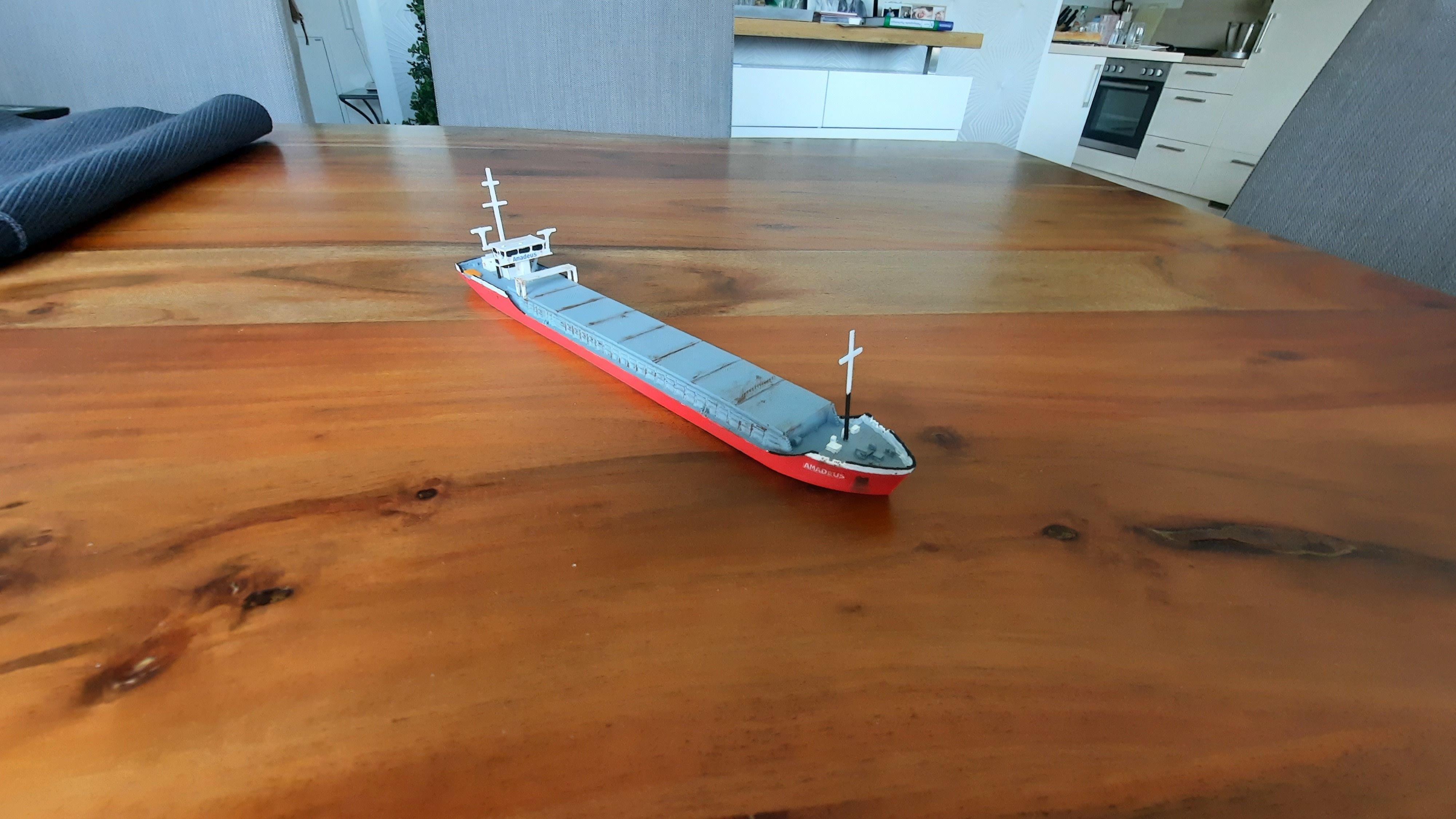 COASTAL CARGO SHIP WATERLINE MODEL - 3D MODEL FOR PRINTING 3D model 3D ...