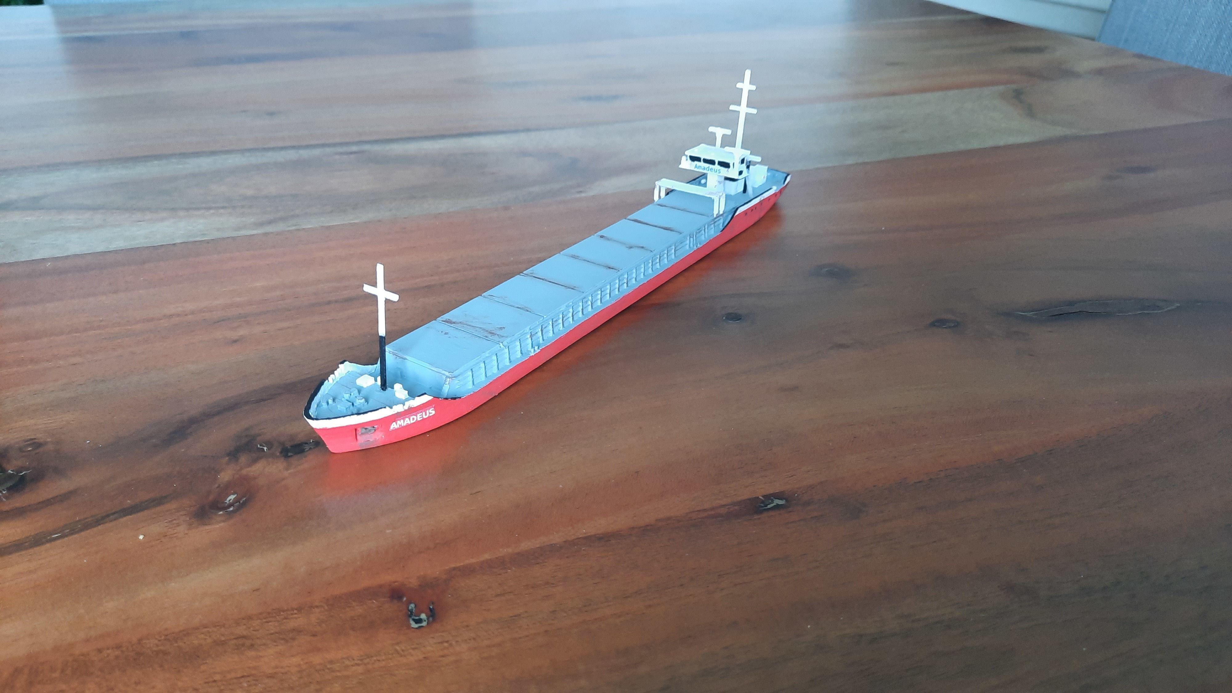 COASTAL CARGO SHIP WATERLINE MODEL - 3D MODEL FOR PRINTING 3D model 3D ...