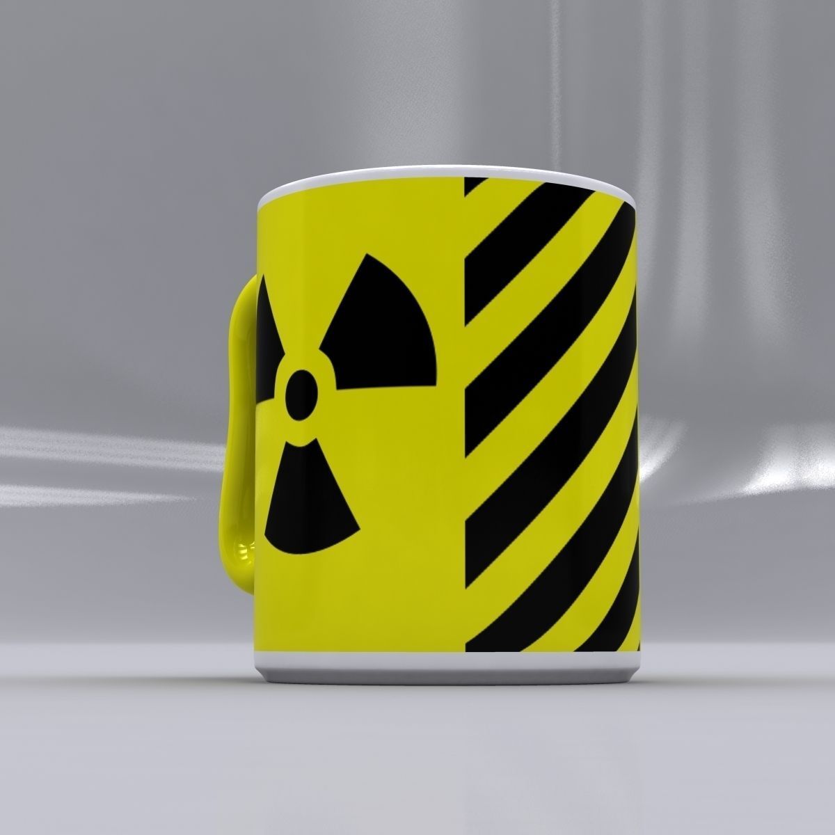 Radioactive Coffee Mug 3D model | CGTrader