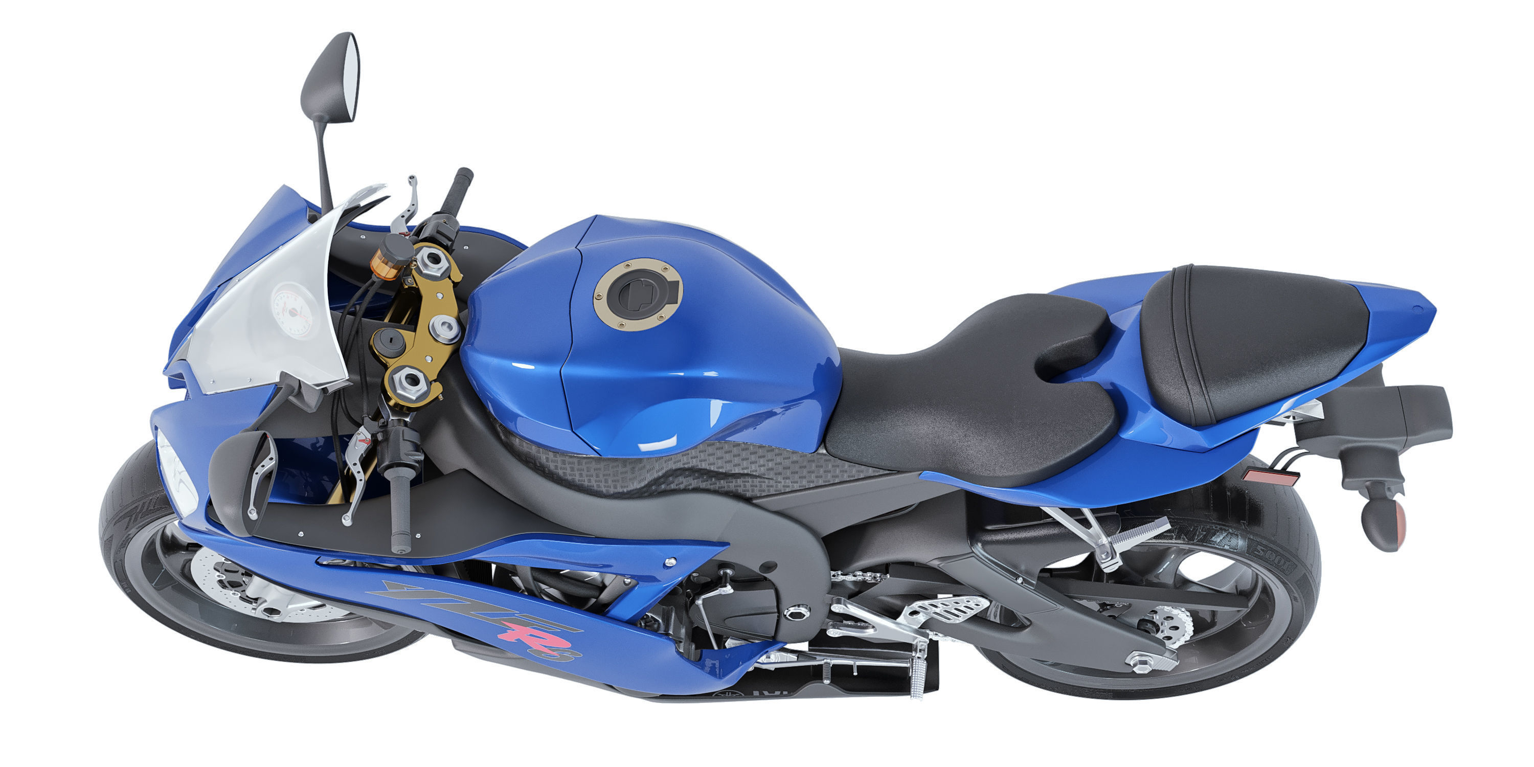 Yamaha YZF-R6 3D model | CGTrader