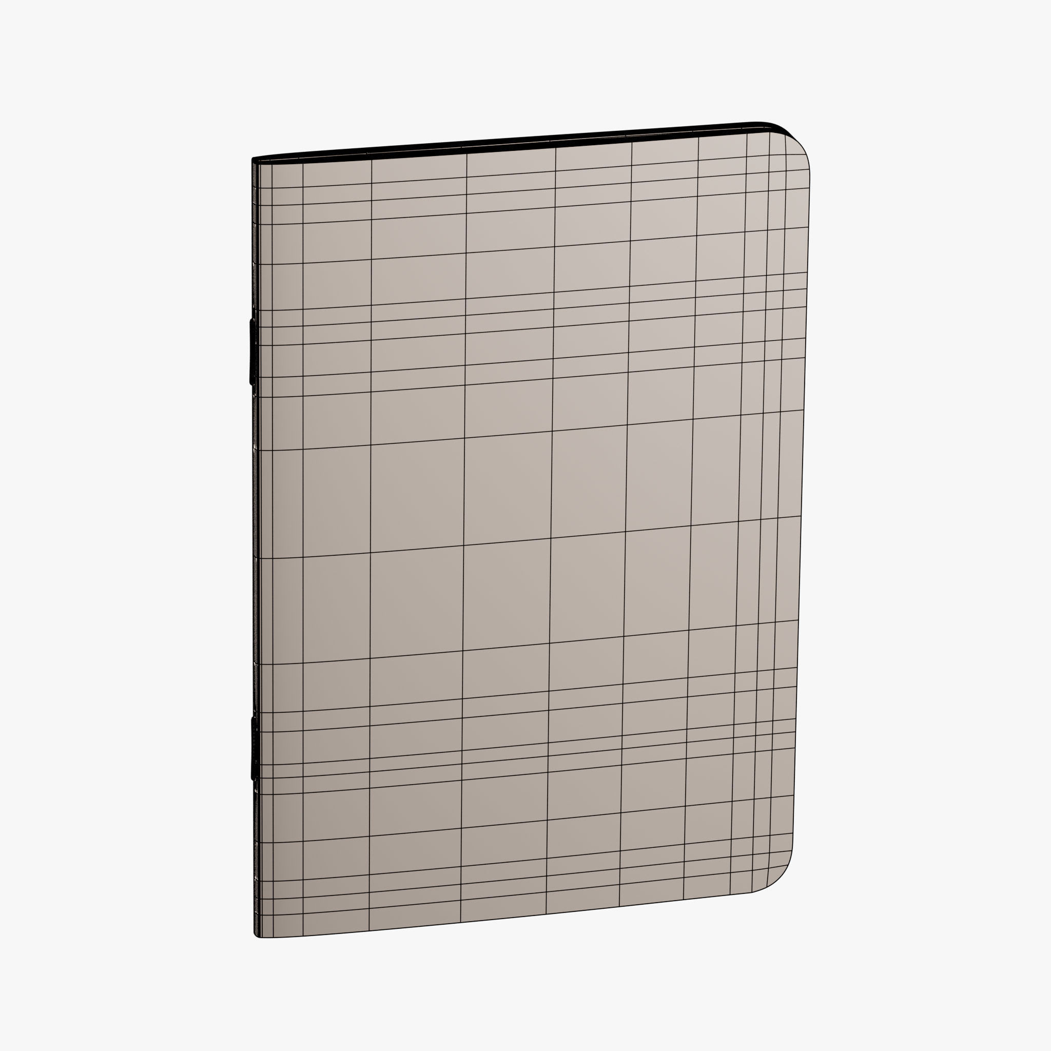 Notepad 3D model animated | CGTrader