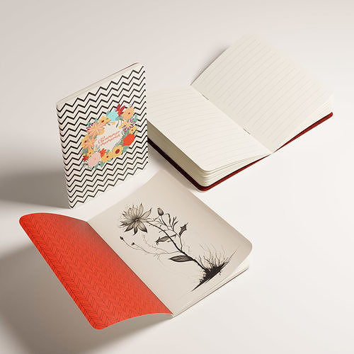 Notepad 3D model animated | CGTrader