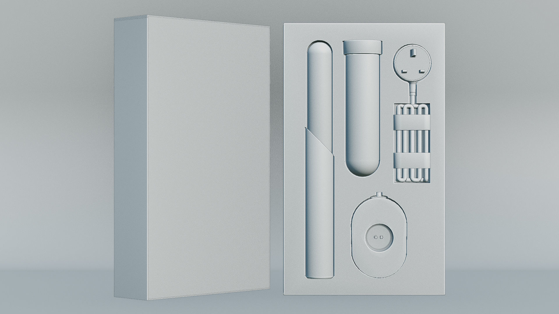 3D model Electric Toothbrush with Package - 3D Model VR / AR / low-poly ...