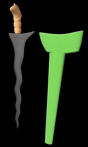 Keris Low Poly 3D model 3D model | CGTrader