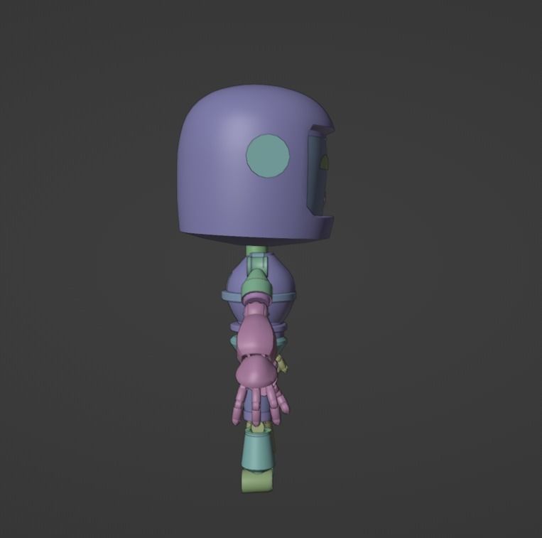 Cute Robot android model 3D model | CGTrader