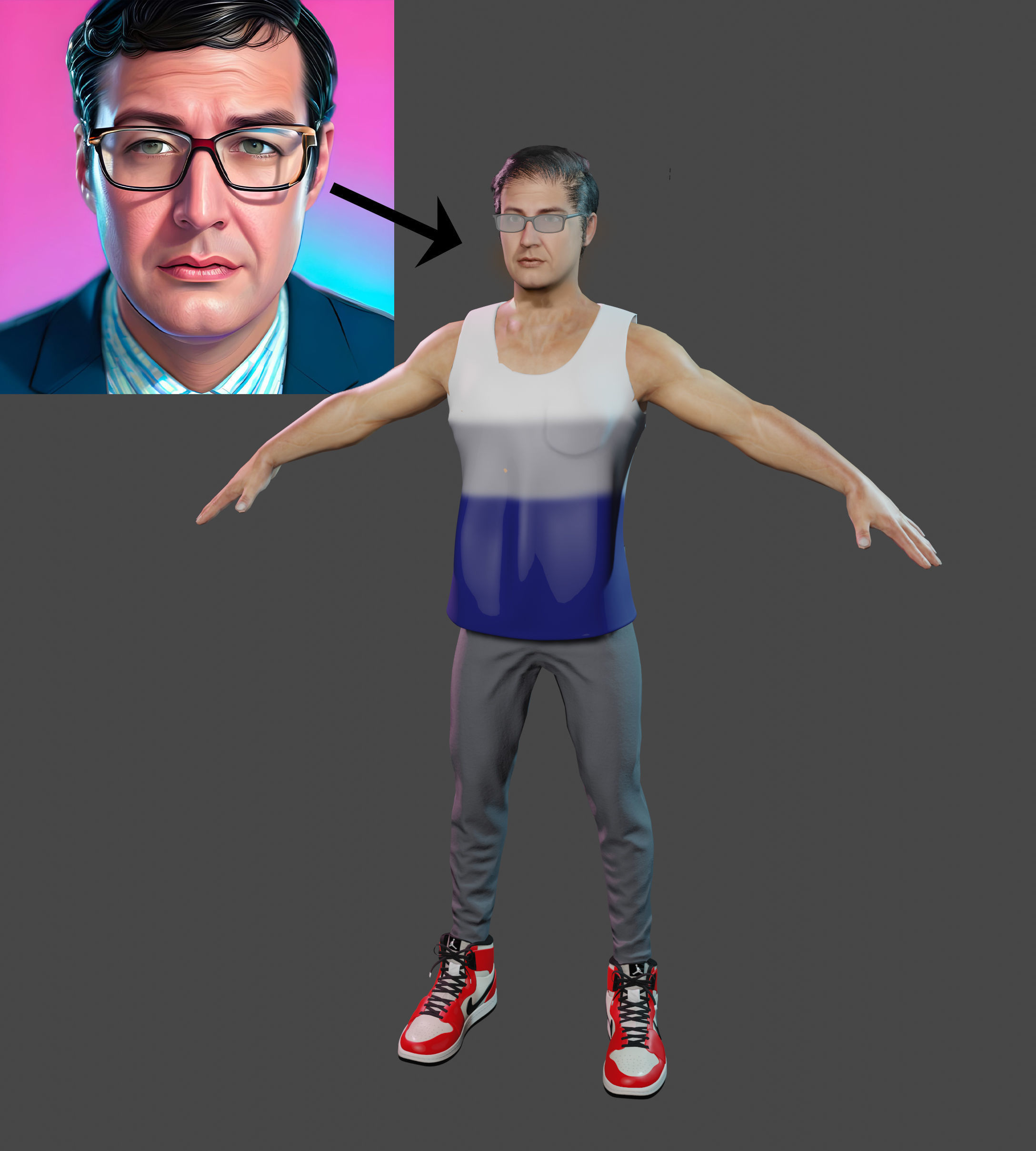 3D model Casual Man 3D model VR / AR / low-poly | CGTrader