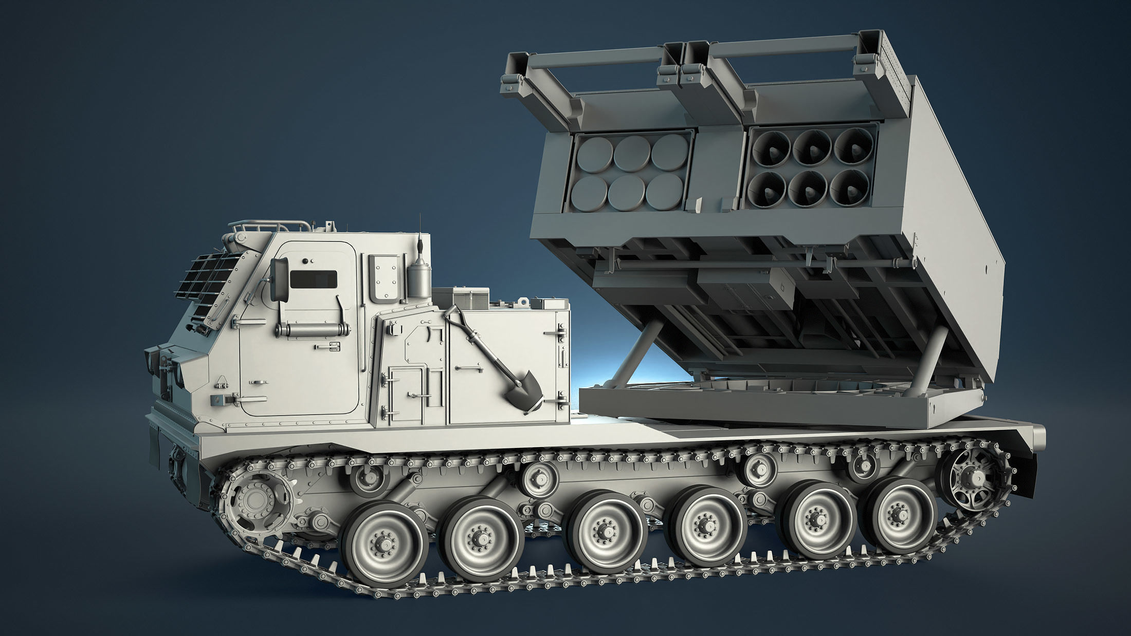 M270 MLRS High-Poly 3D model | CGTrader