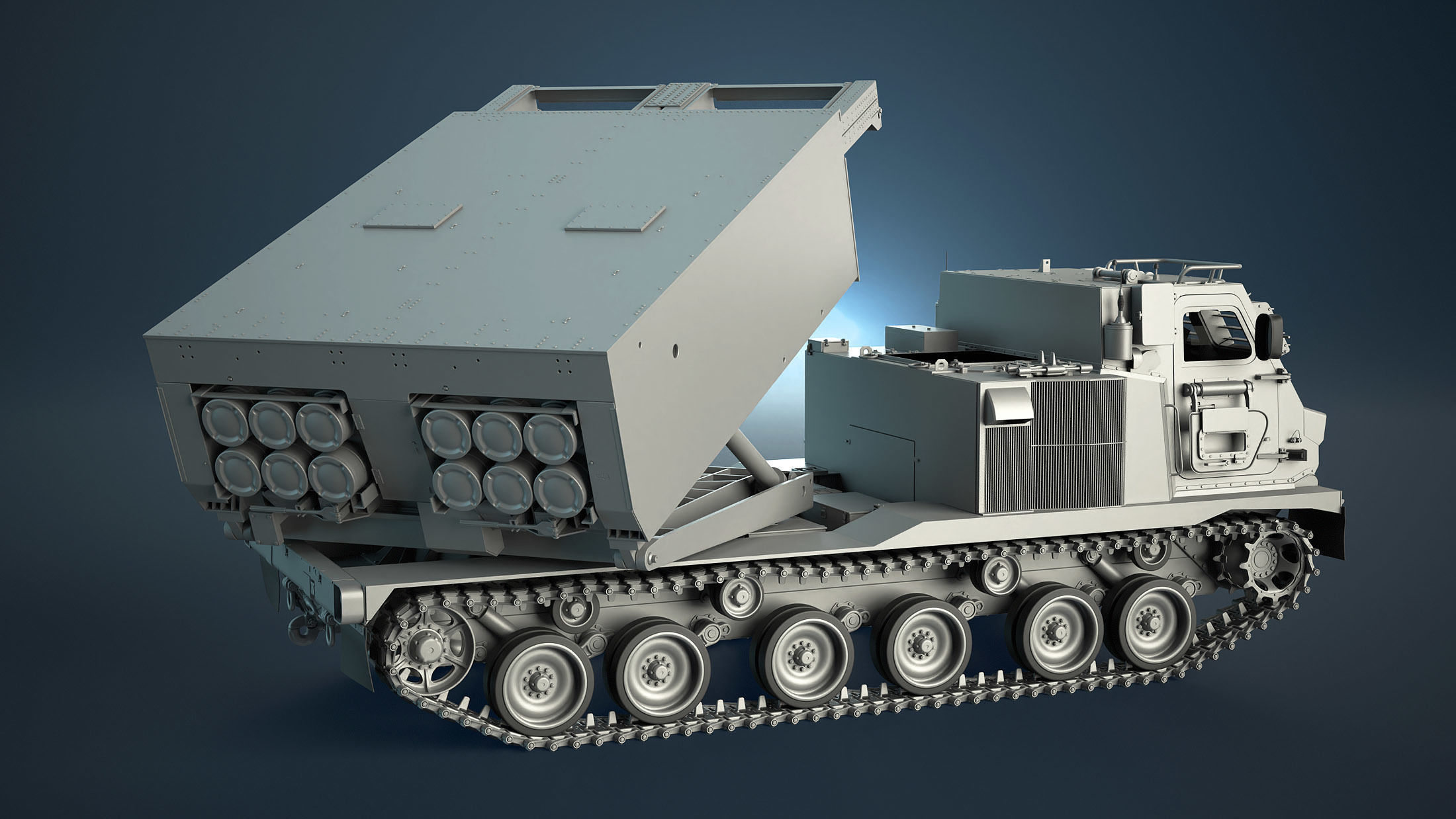M270 MLRS High-Poly 3D model | CGTrader