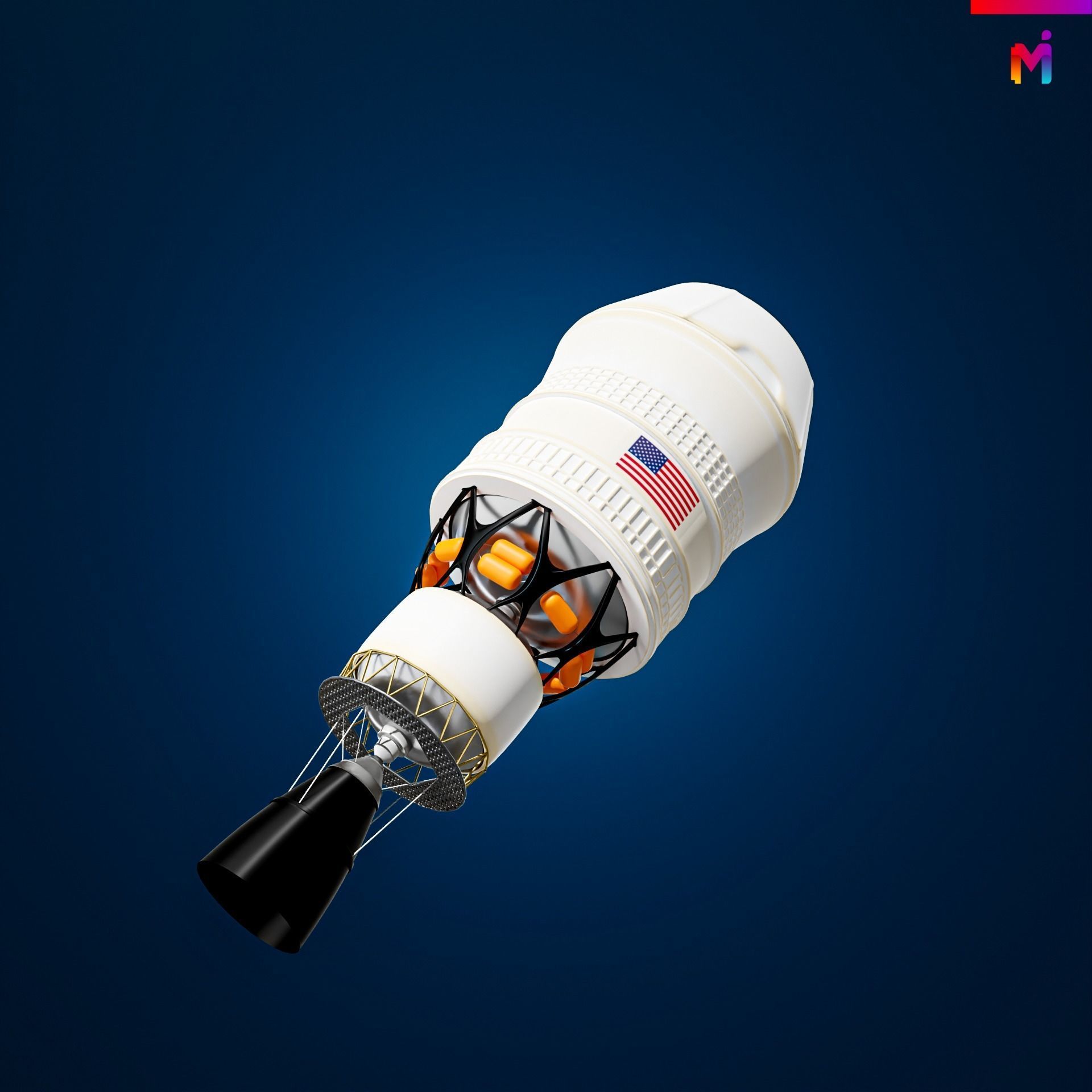 Orion Spacecraft NASA 3D model | CGTrader
