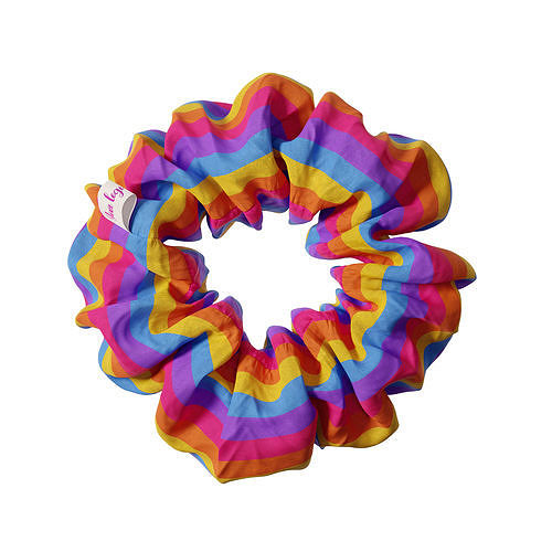 Scrunchie rainbow 3D model animated | CGTrader