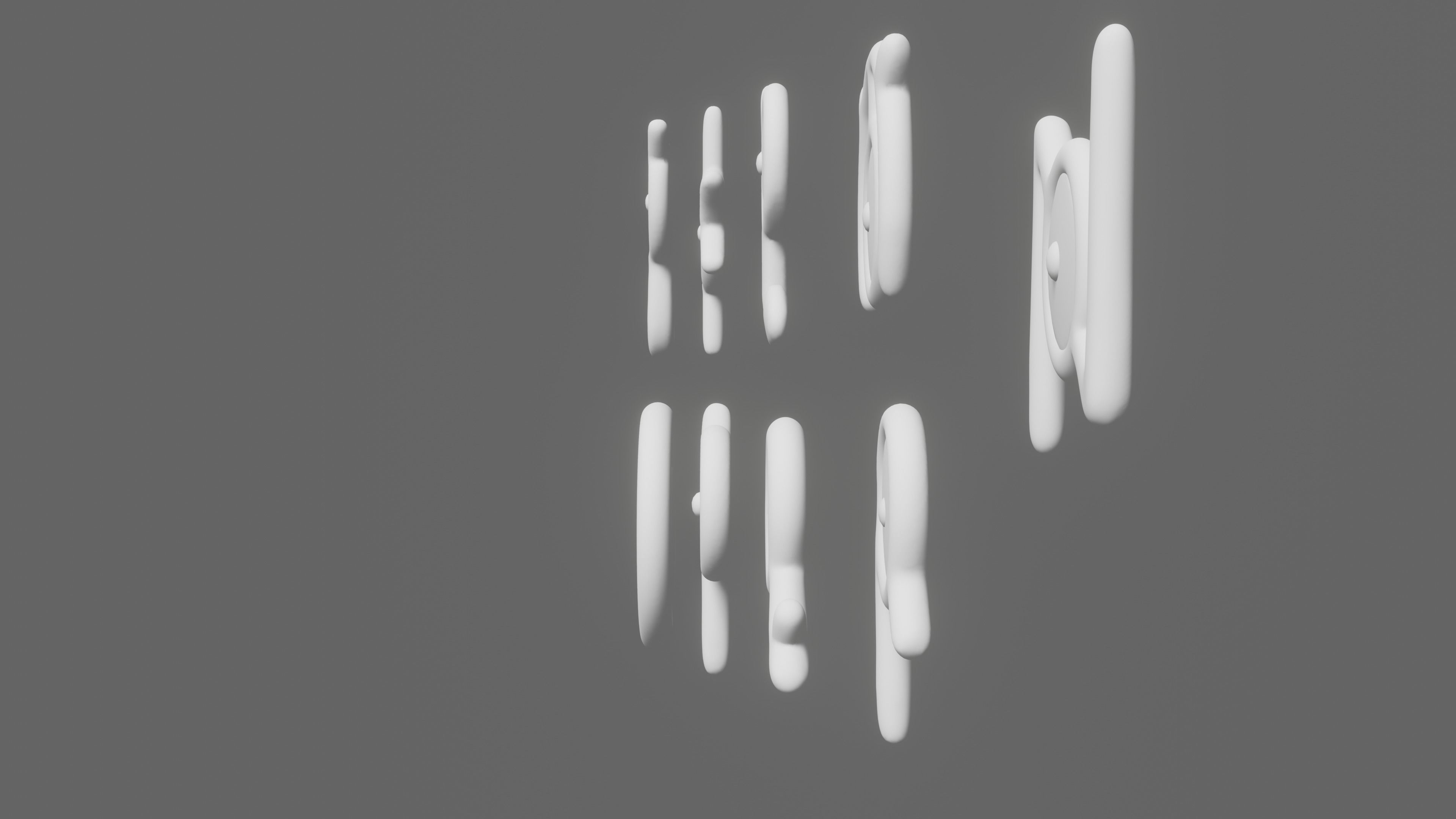 Unown Set 2 3D model | CGTrader