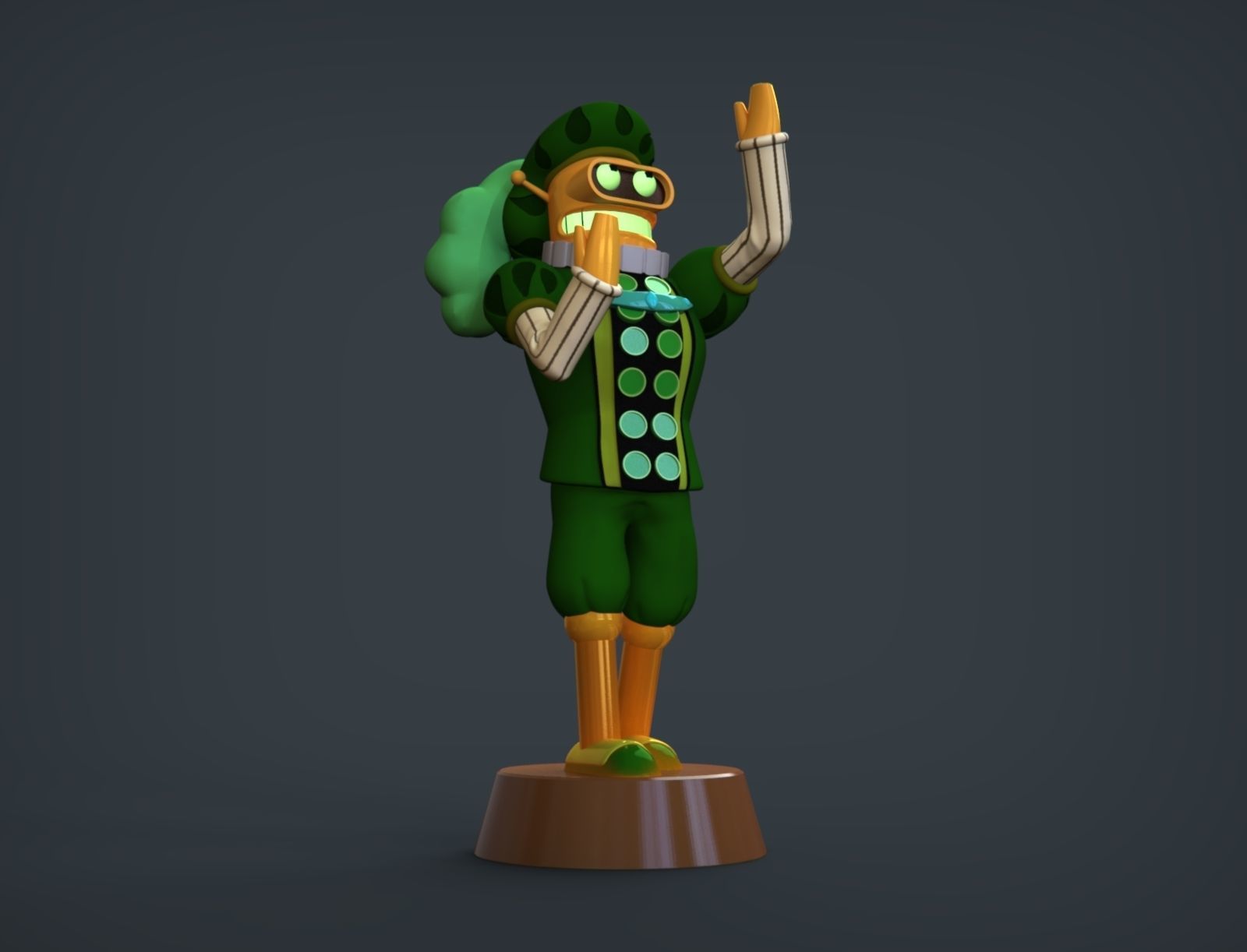 Shakespeare Calculon 3D model 3D printable | CGTrader