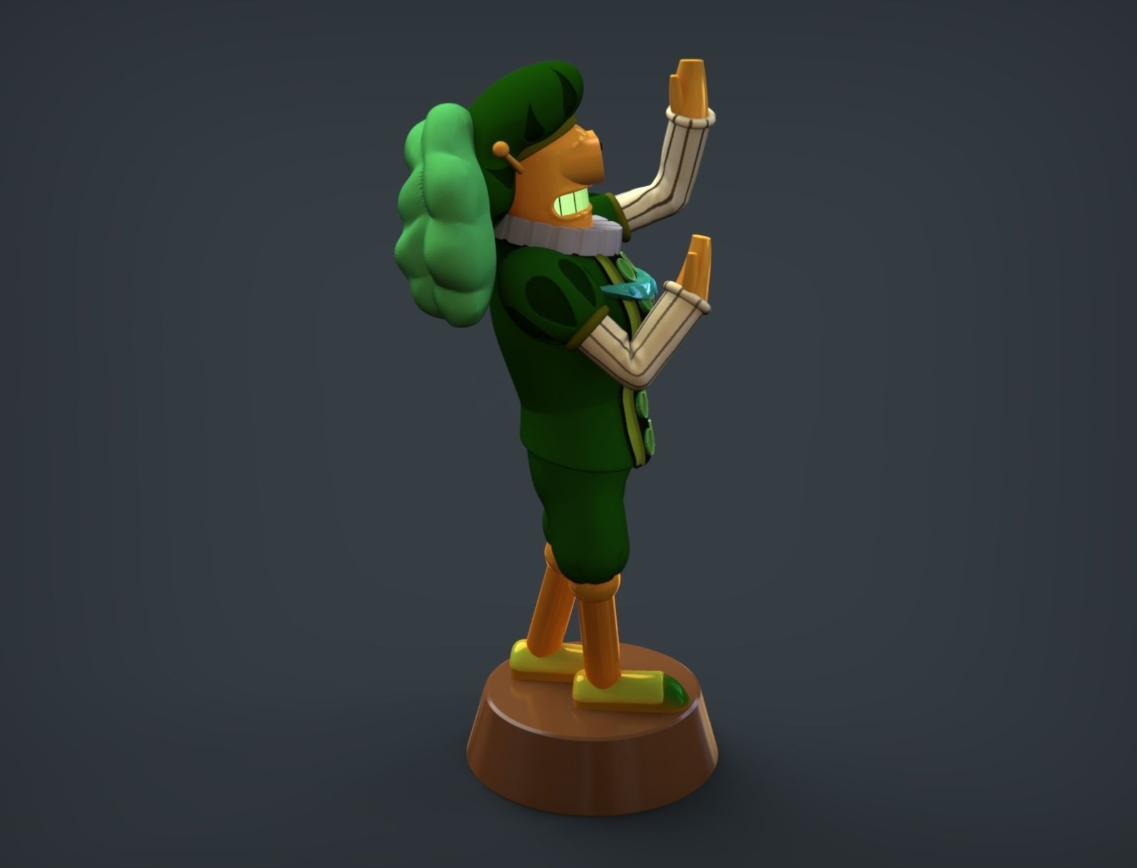 Shakespeare Calculon 3D model 3D printable | CGTrader