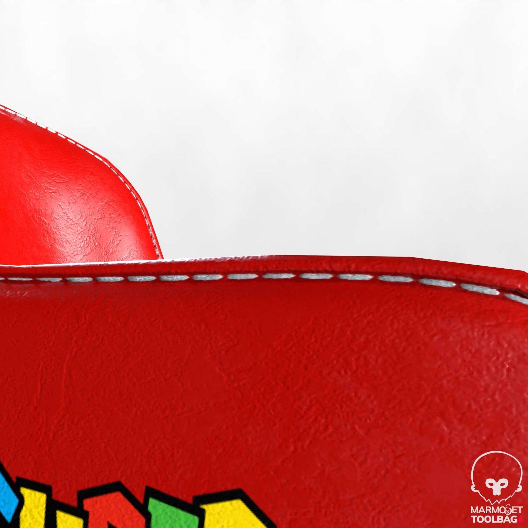 3D model Super Mario Arm Chair - Low Poly 3D Model VR / AR / low-poly ...