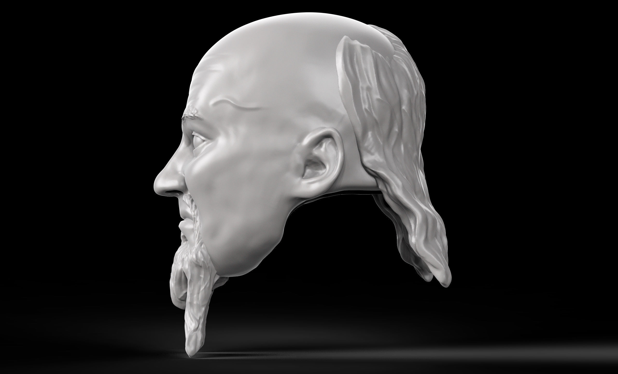 Damien Demento 3D printable action figure head 3D model 3D printable ...
