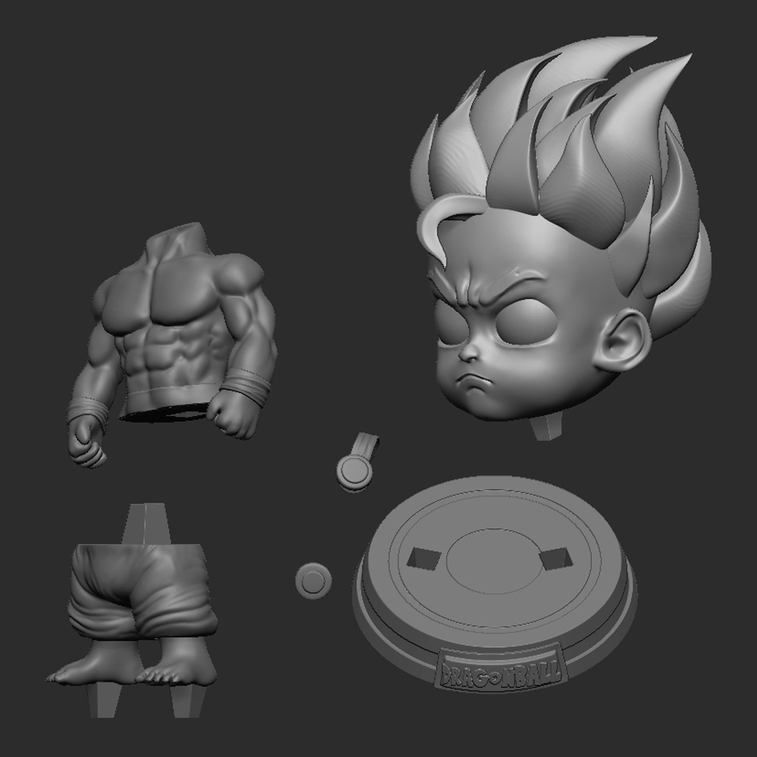 Songuku dragon ball 3D model 3D printable | CGTrader
