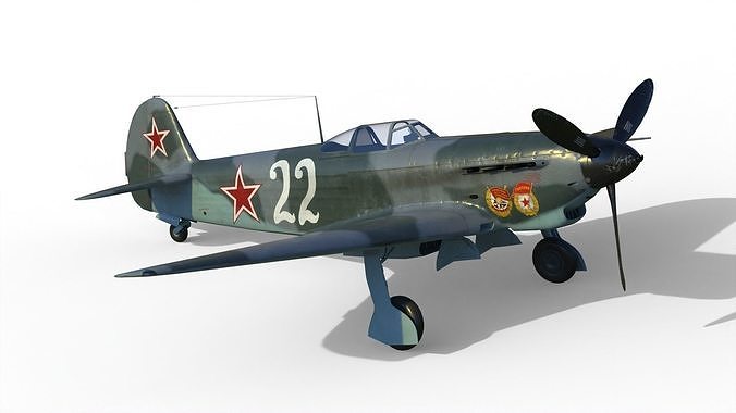 Yakovlev Yak-9 fighter 3D model | CGTrader