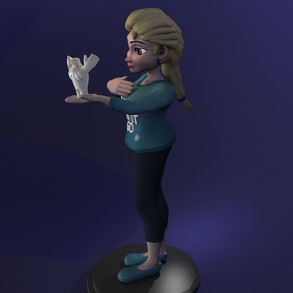 ELSA WRECK-IT RALPH 3D model 3D printable | CGTrader