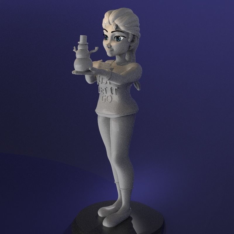 ELSA WRECK-IT RALPH 3D model 3D printable | CGTrader