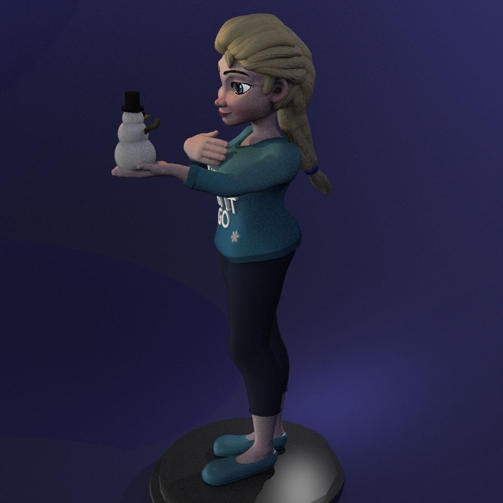 ELSA WRECK-IT RALPH 3D model 3D printable | CGTrader