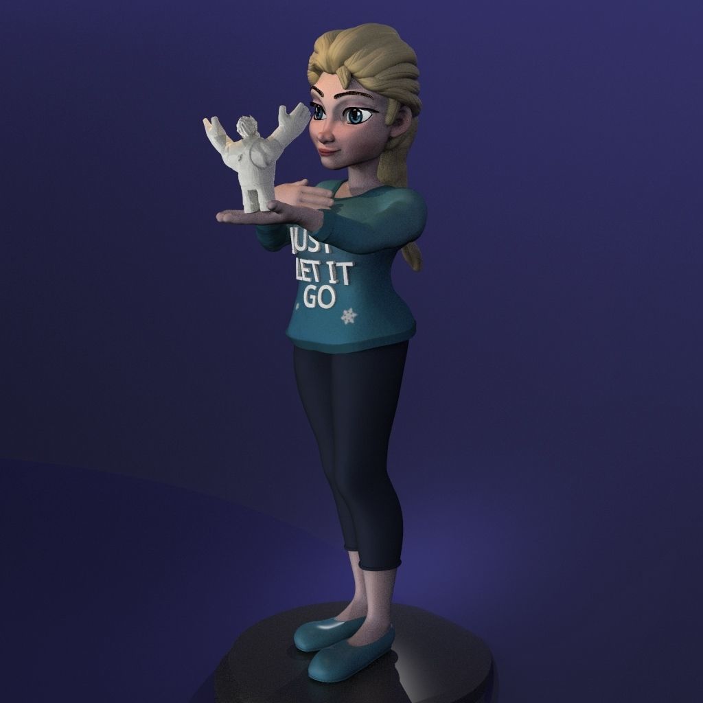 ELSA WRECK-IT RALPH 3D model 3D printable | CGTrader
