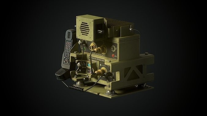 3D model 3D PRC-2082 Radio station VR / AR / low-poly | CGTrader