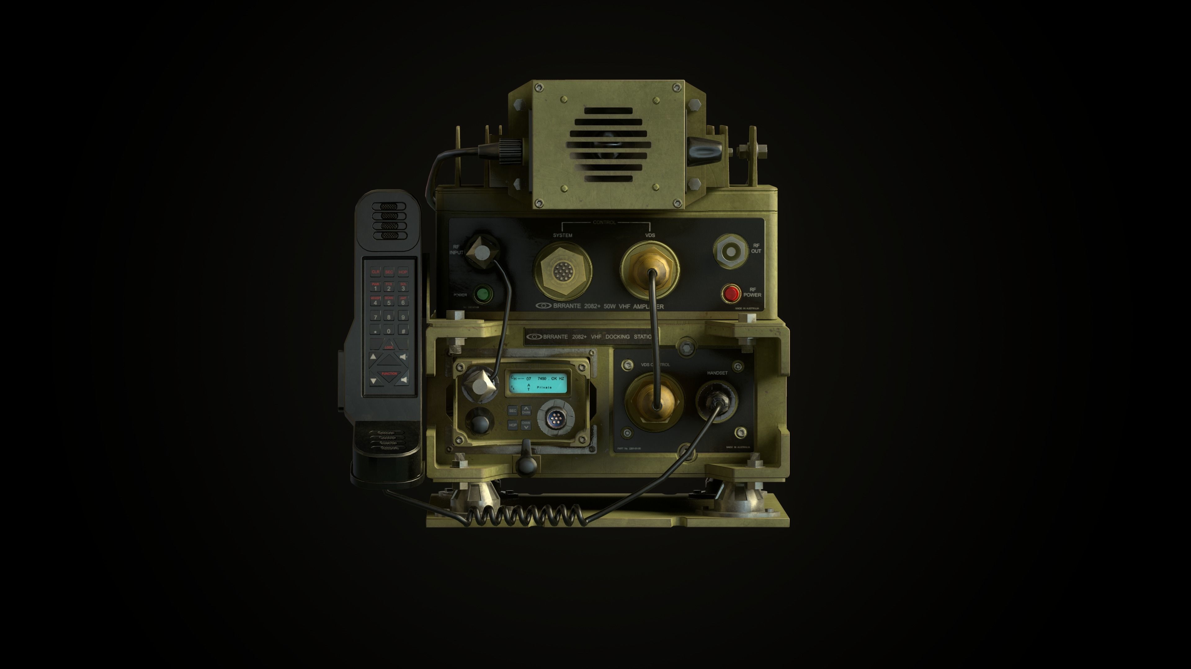 3D model 3D PRC-2082 Radio station VR / AR / low-poly | CGTrader