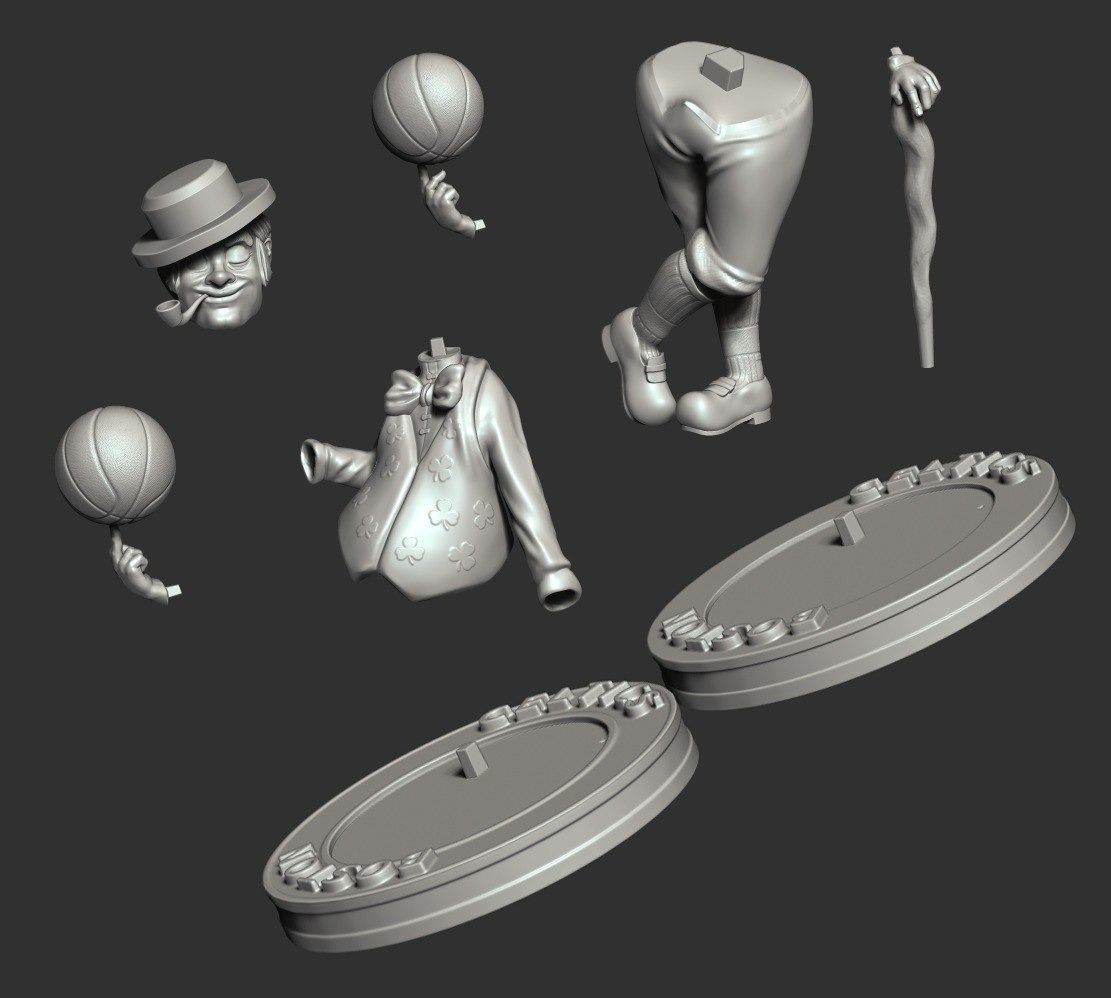 Boston Celtics NBA Team Mascot LUCKY THE LEPRECHAUN STL 3D model 3D ...