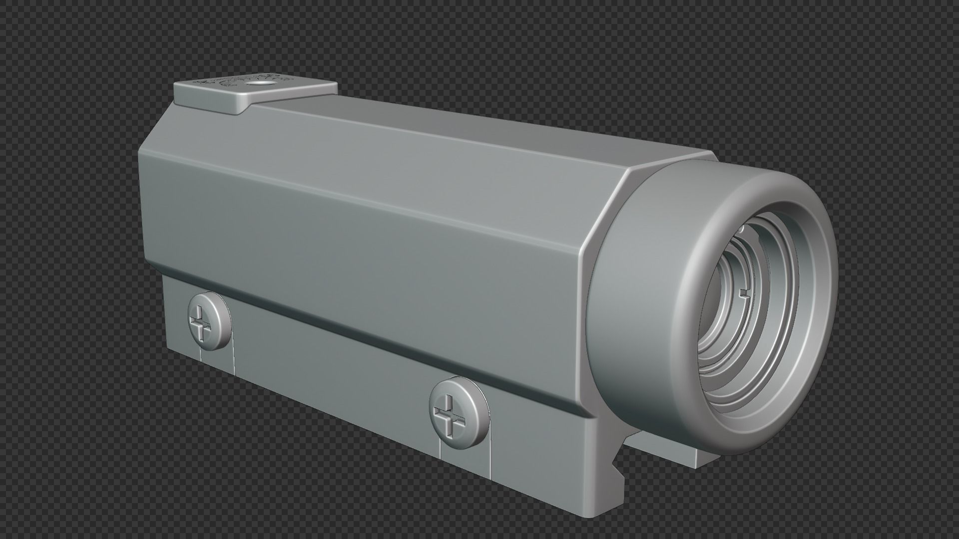 3D model HK Hensoldt Universal Rifle Optic HKV ZF VR / AR / low-poly ...