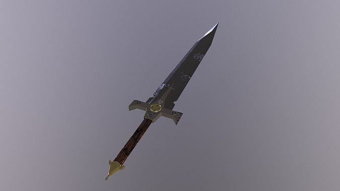 3D model Holy Broadsword VR / AR / low-poly | CGTrader