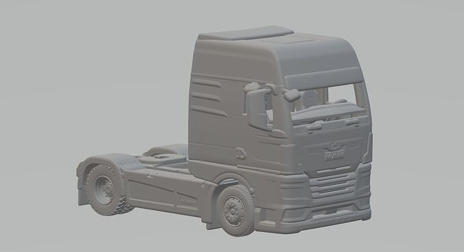 man tgx 3D model 3D printable | CGTrader