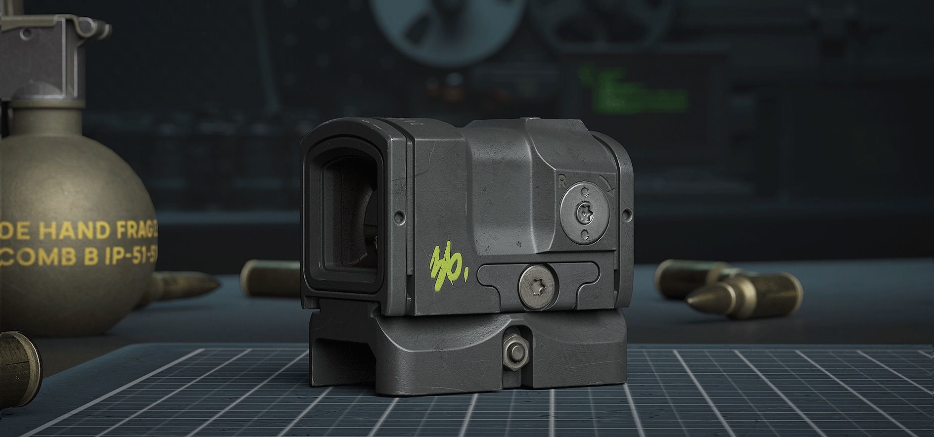 3D model Aimpoint ACRO Default - Replica GameReady VR / AR / low-poly ...