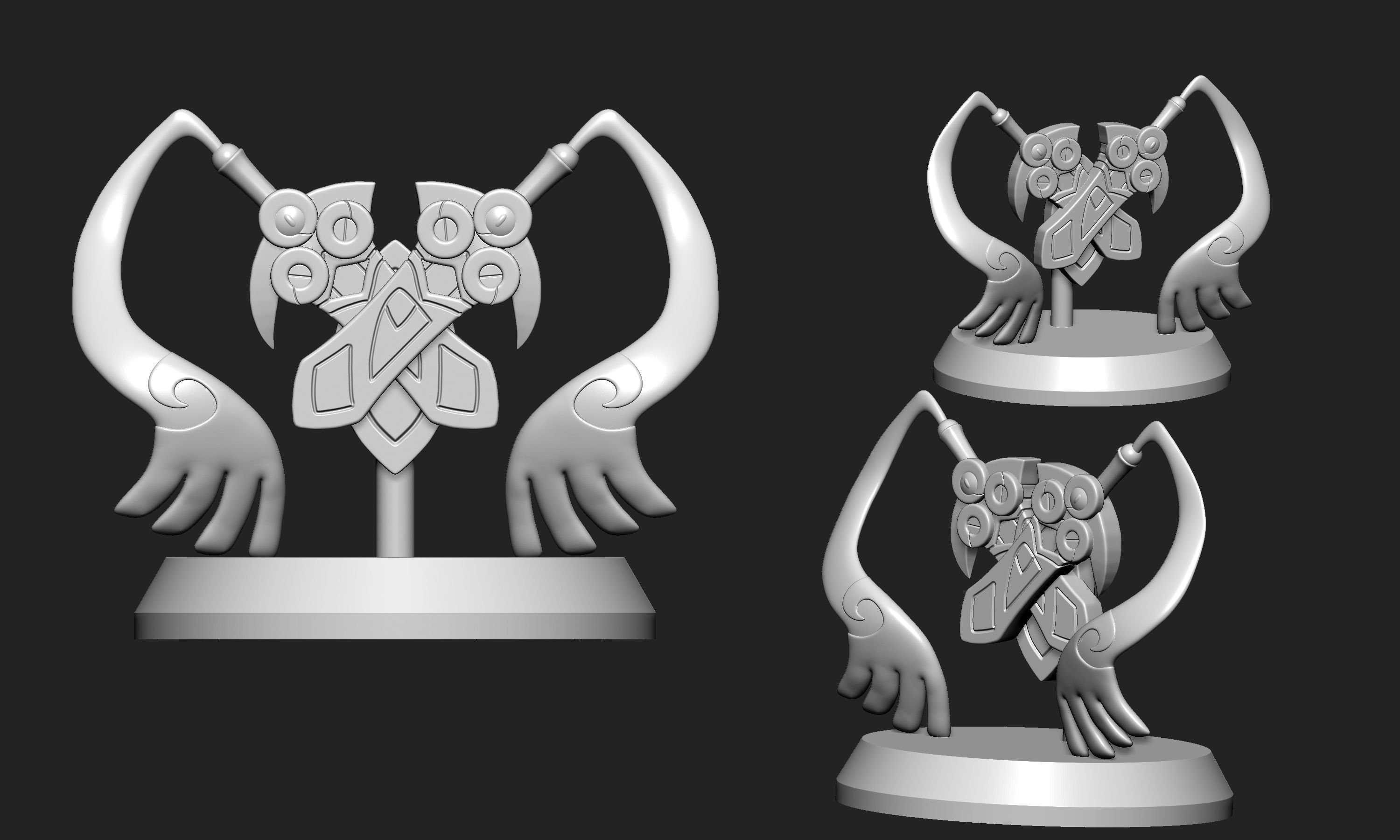 Pokemon - Doublade with 2 poses 3D model 3D printable | CGTrader