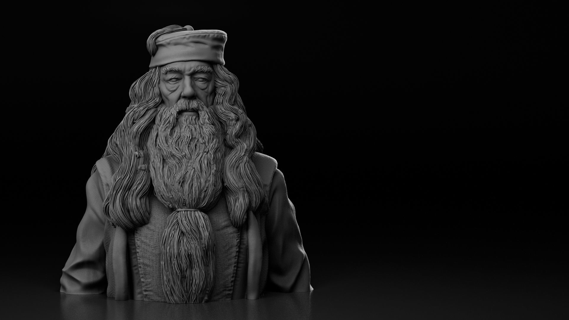 Michael Gambon - Albus Dumbledore - Harry Potter 3D model 3D printable ...