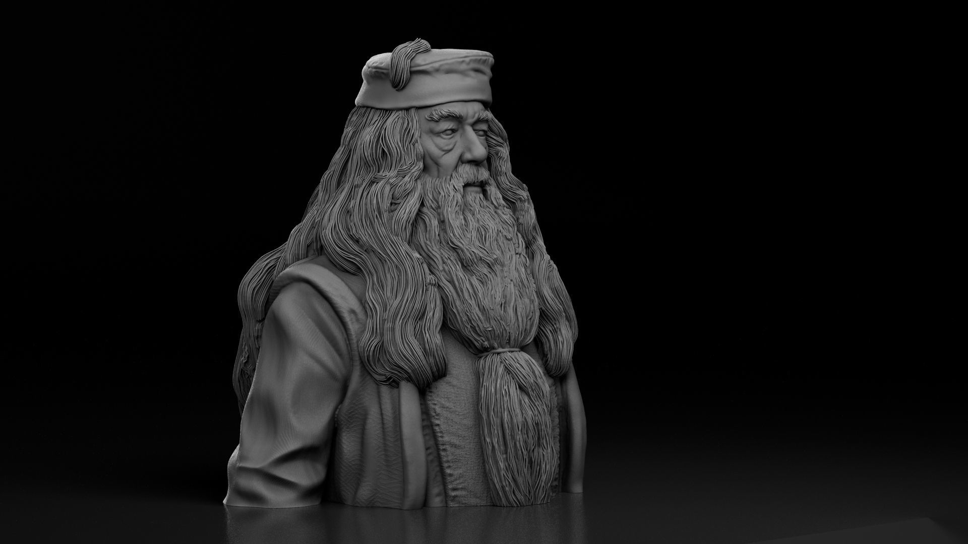 Michael Gambon - Albus Dumbledore - Harry Potter 3D model 3D printable | CGTrader