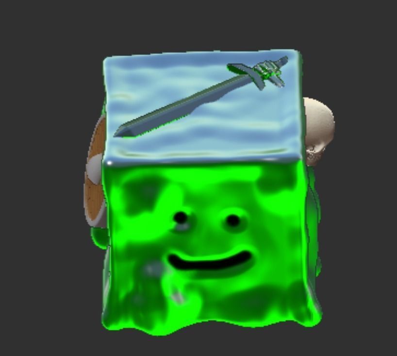 Keycap Slime Skull DnD deugons and dragons 3D model 3D printable | CGTrader
